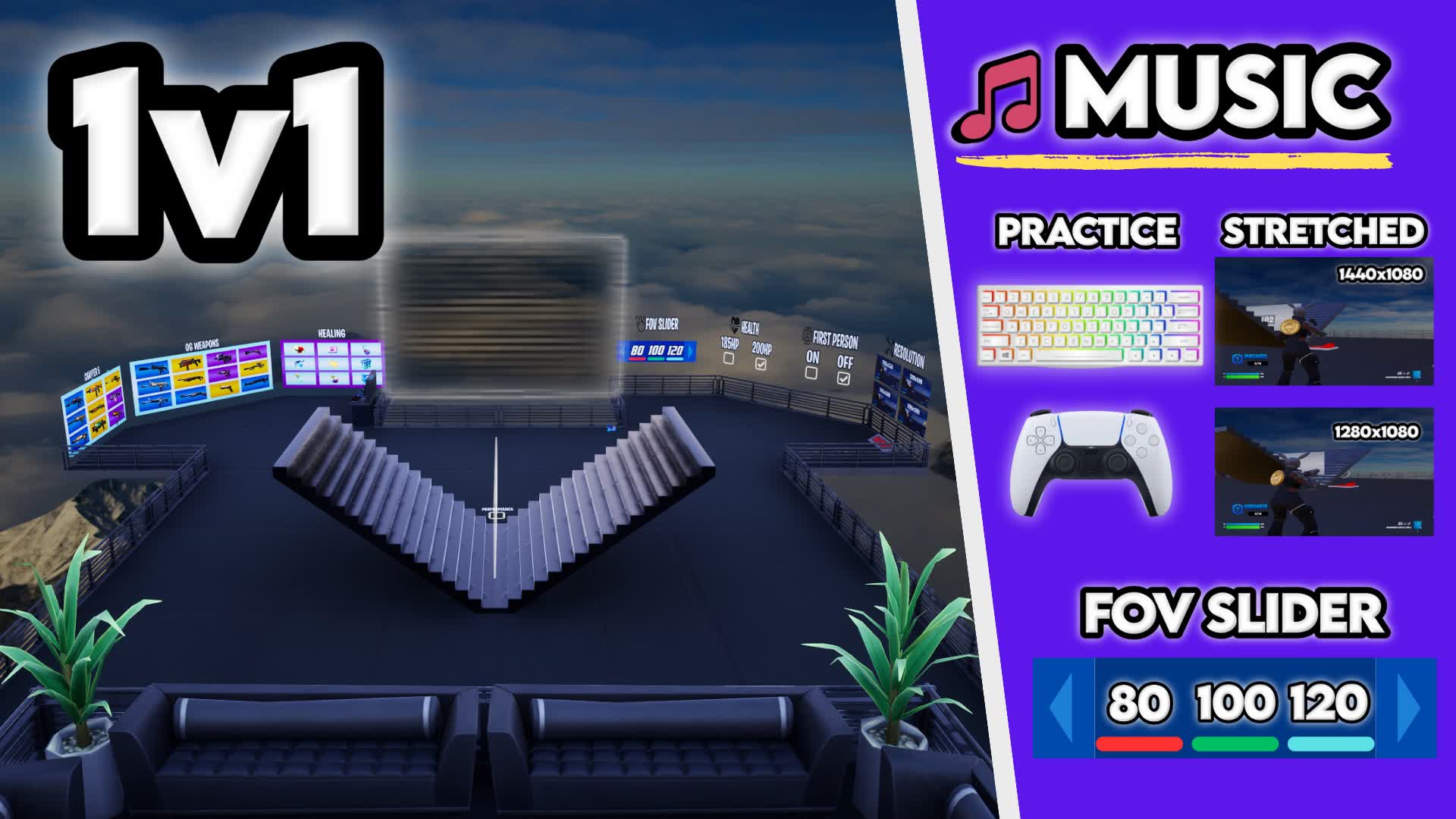 OZAN 1V1 [MUSIC] 3837-9636-9505 by ozansenpai - Fortnite Creative Map ...