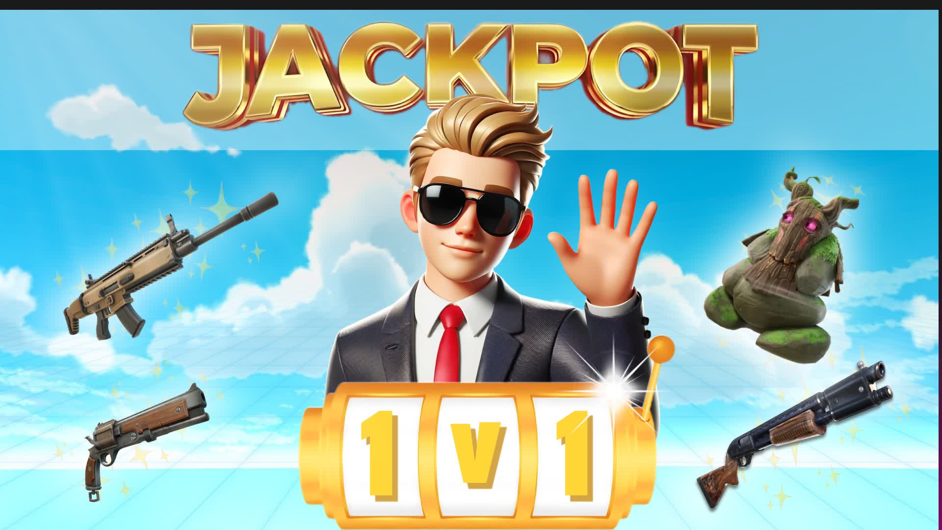 💰JACKPOT 1v1 ALL GUNS 2702-2036-0503 by mickado - Fortnite Creative Map ...