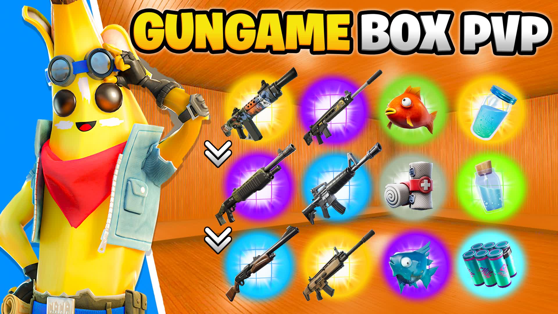 GUN GAME BOX PVP 📦 3670-5513-4834 by renanzo - Fortnite Creative Map ...