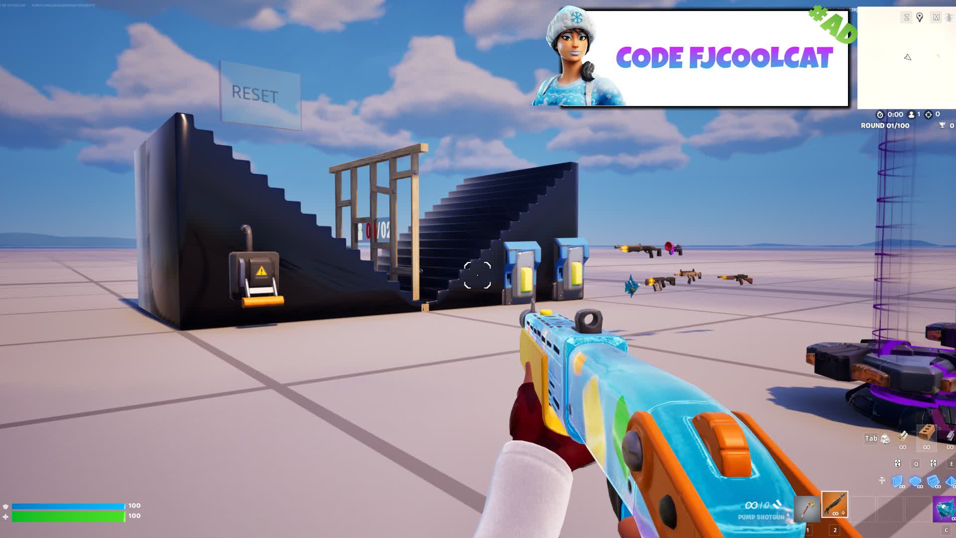 warmup 1v1 Fjcoolcat 9734-9021-4604 by fjcoolcat - Fortnite Creative Map Code - Fortnite.GG